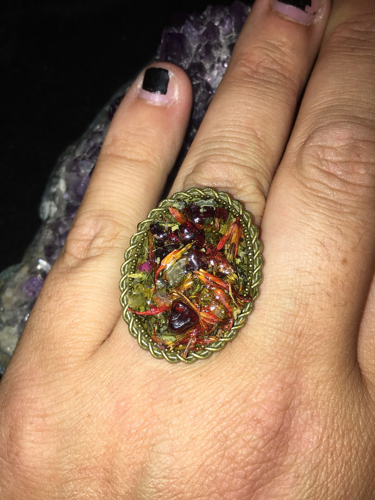 Motivation Ring/ Preserved Motivation Spell Ring/ Spell Ring/ - Etsy