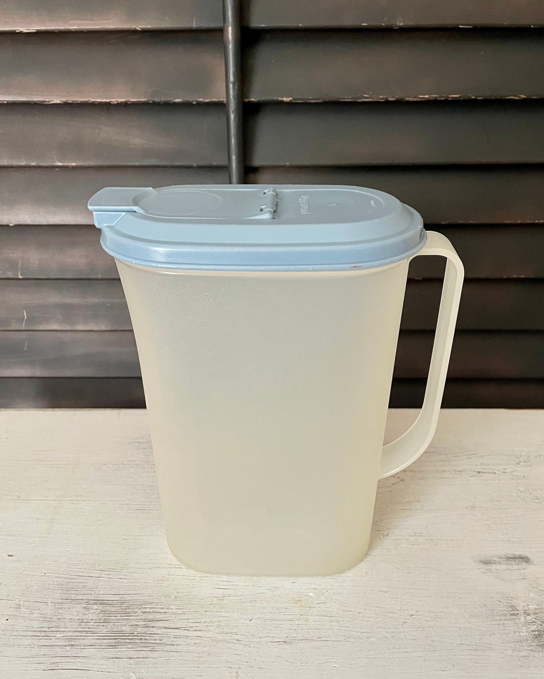 Tupperware Slim Line Modular Mate Pitcher With Blue Lid 2009, 2010 ...