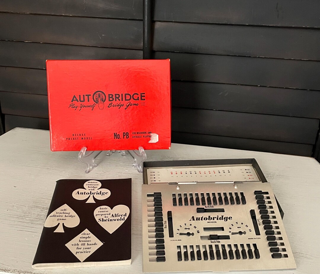 Autobridge-parker Brothers Self-teaching Bridge System-1959 Edition ...
