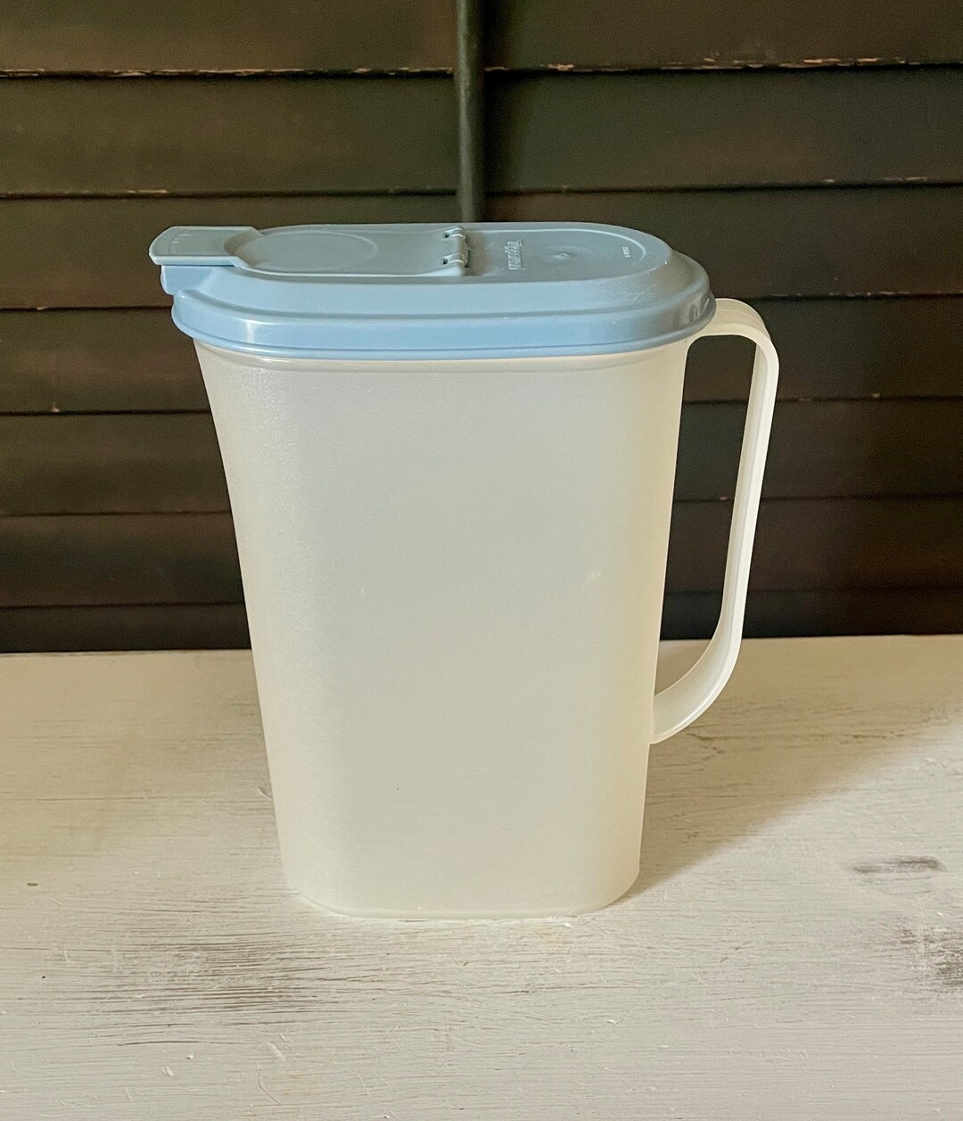 Tupperware Slim Line Modular Mate Pitcher With Blue Lid-# 2009, #2010 ...