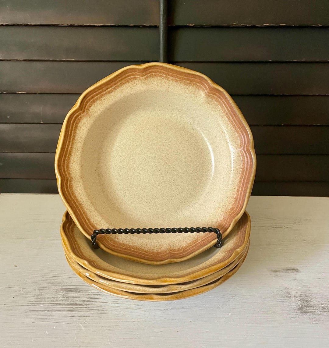 Mikasa Whole Wheat Pattern Cereal/ Soup Bowls-vintage Mikasa ...