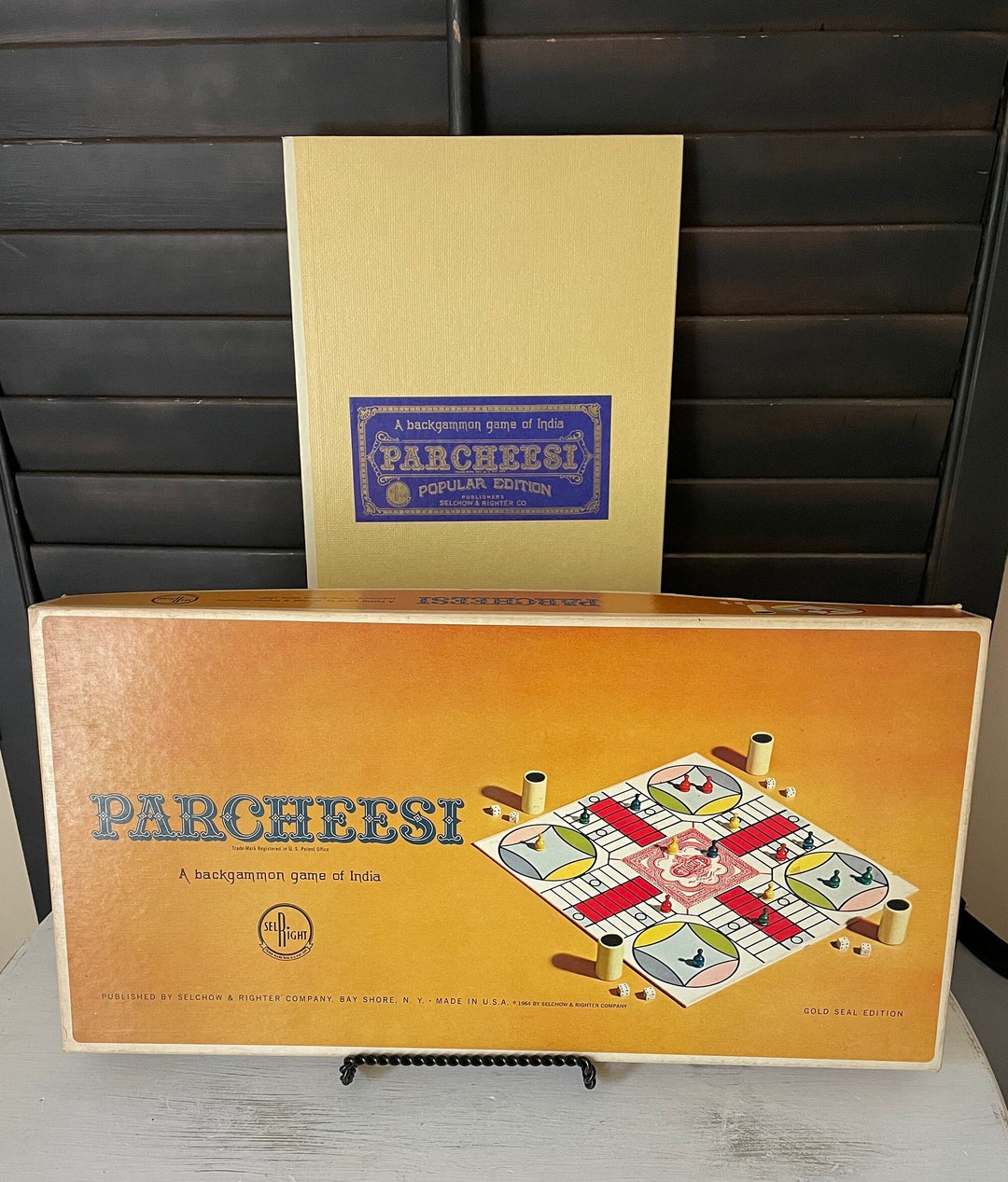 Parcheesi A Backgammon Game of India-selchow & Righter-1964 Edition-in ...