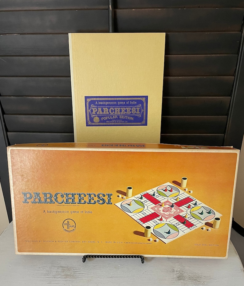 Parcheesi A Backgammon Game of India-selchow & Righter-1964 Edition-in ...