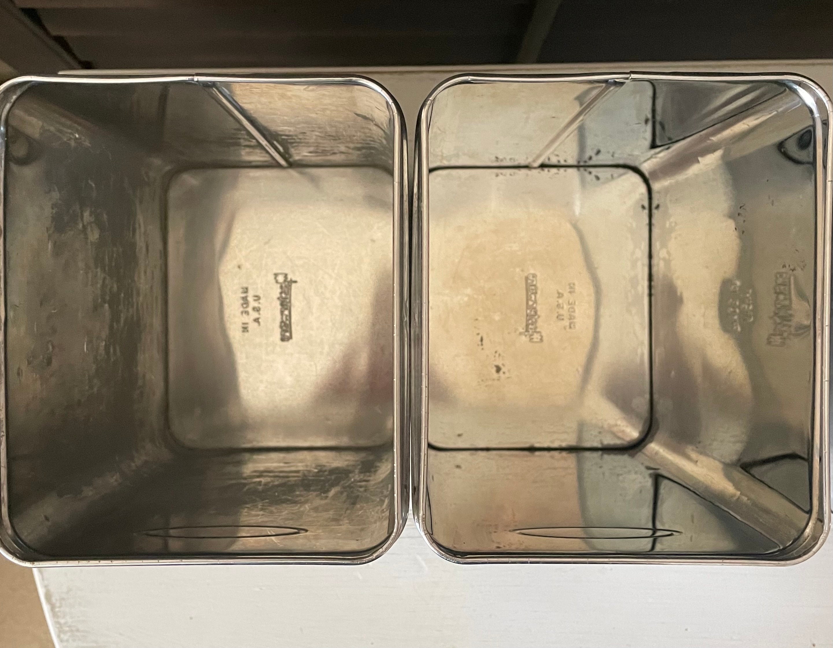 Masterware Chrome Canister Set-1960s Chrome Canisters-midcentury ...