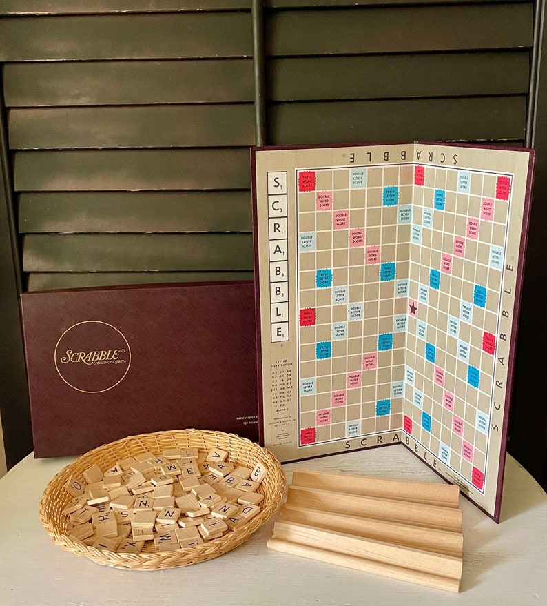 Scrabble-complete in Original Box-1953-selchow and Righter-vintage ...