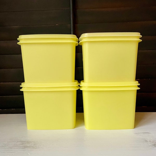 Yellow Tupperware - Etsy
