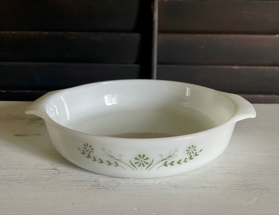 Glasbake Primrose Dream Round Casserole Dish423 - Etsy
