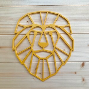 Wall Decor Animal Shape Lion Jungle Themed Nursery - Etsy