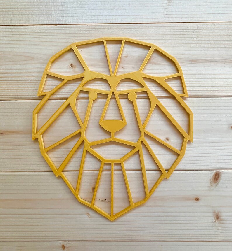 Wall Decor Animal Shape Lion Jungle Themed Nursery | Etsy