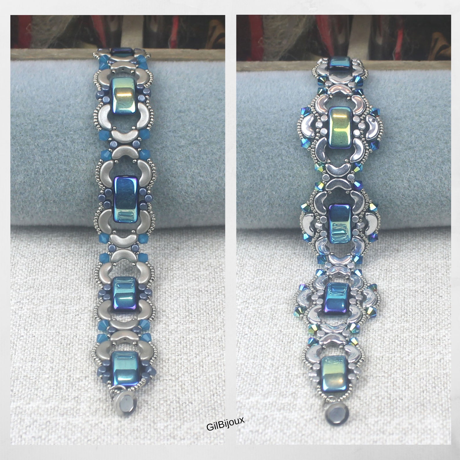 DIY Beading Tutorial Bracelet With Arcos Par Puca and Carrier - Etsy UK