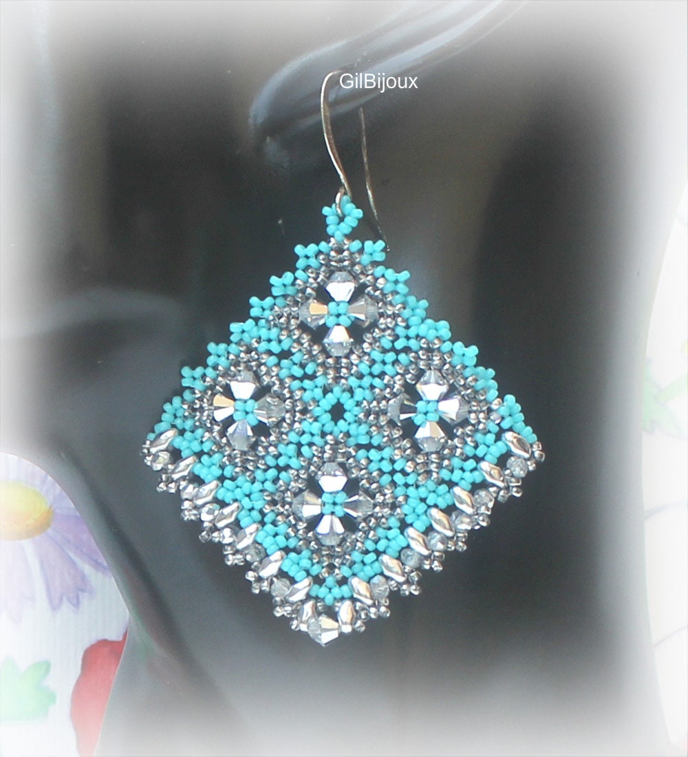 DIY Earrings Patterns and Tutorials for Beading | Etsy