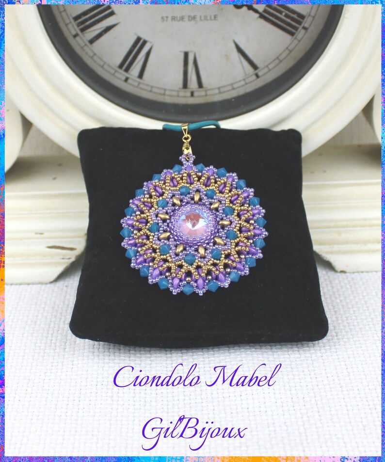 Diy Pendant Tutorial mabel Pattern With Miniduo | Etsy