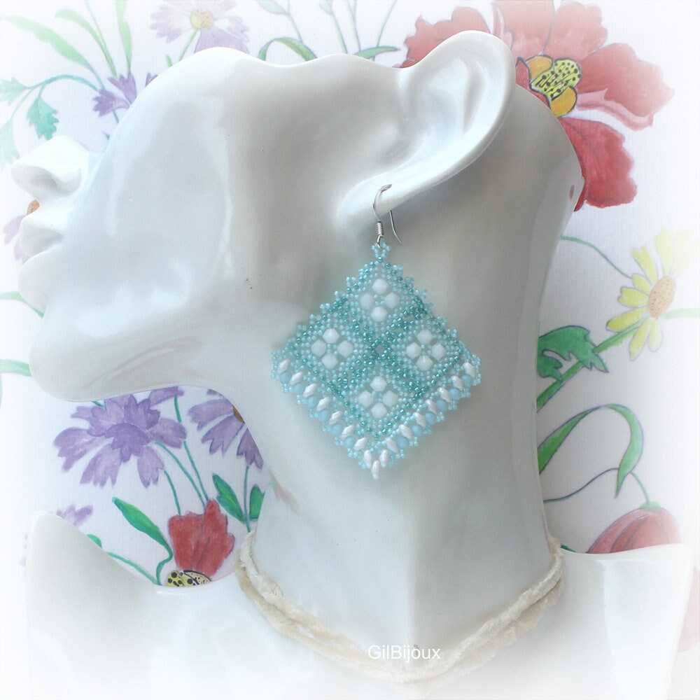 DIY Earrings Patterns and Tutorials for Beading | Etsy