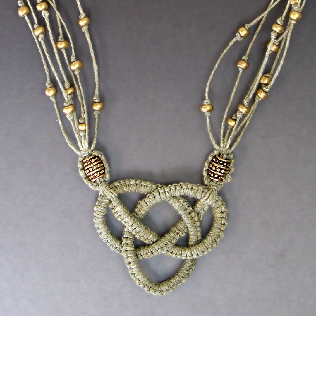 Josephine Knot Necklace Tutorial - Etsy