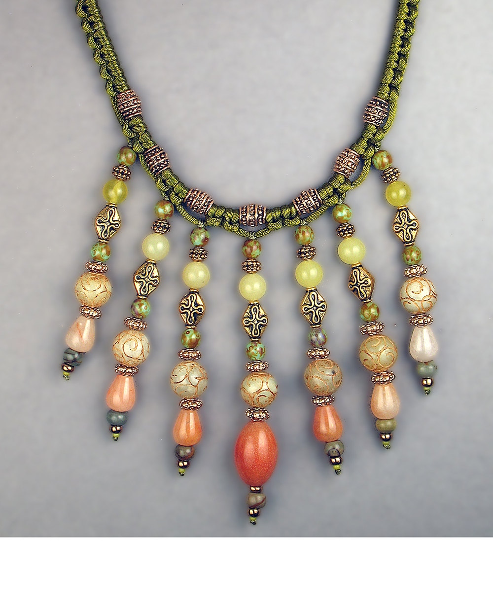 Cascading Beads Necklace Tutorial - Etsy