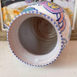 Vintage Honiton Pottery Vase, Art Deco, Hand Painted. - Etsy UK