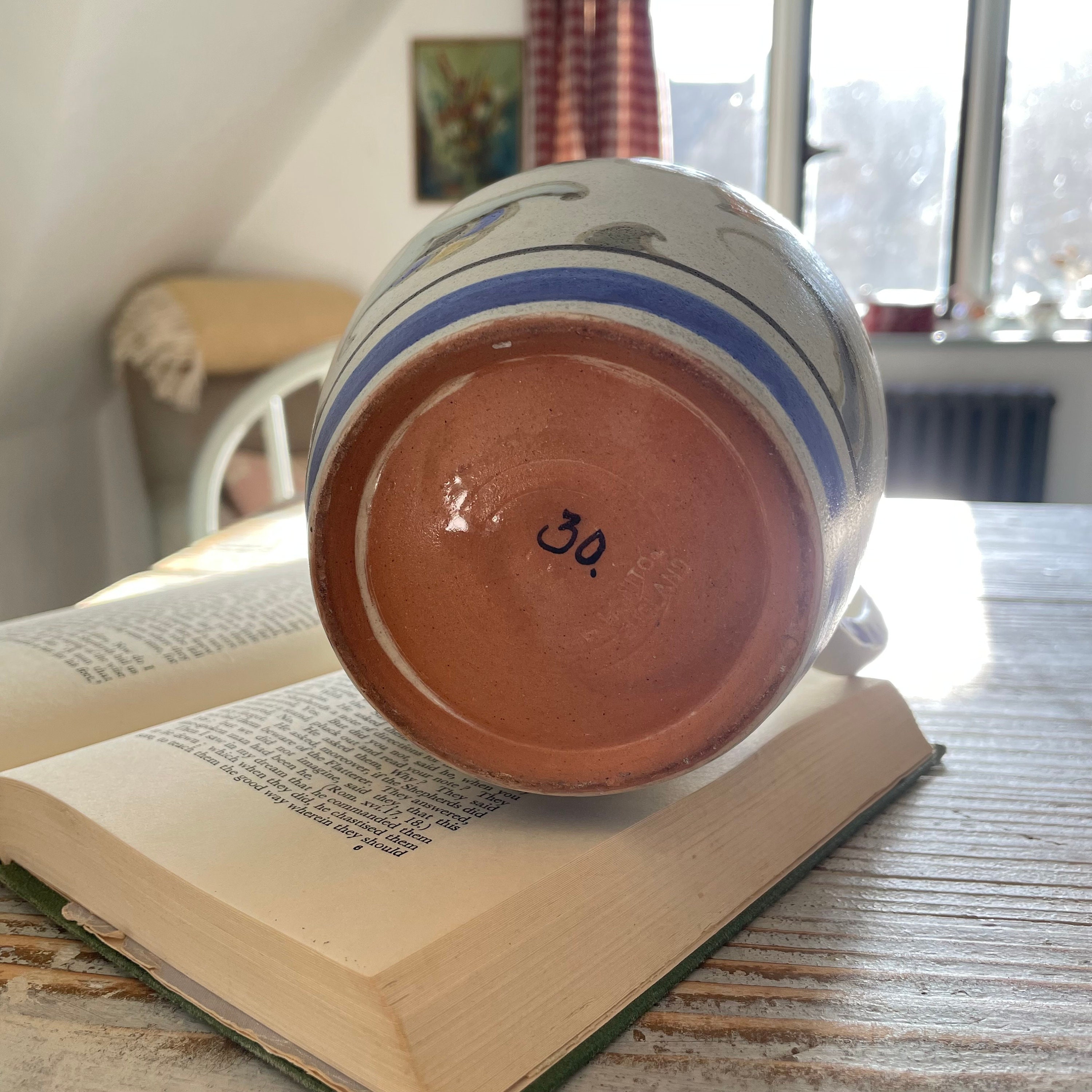 Vintage Honiton Pottery Jug, Shape 30 Jacobean Pattern. - Etsy UK