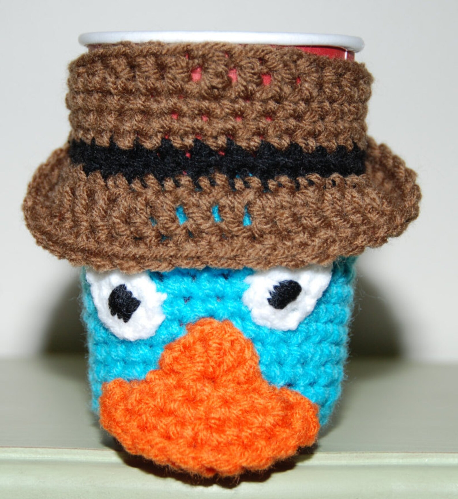 Perry the Platypus-inspired Cup Cozy - Etsy