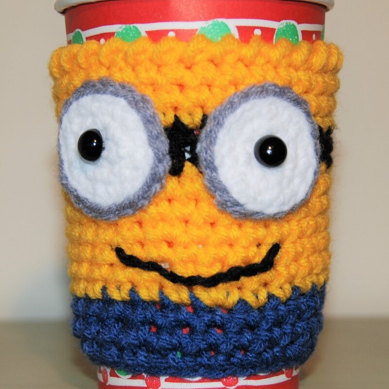 Minion Coffee Cozy - Etsy