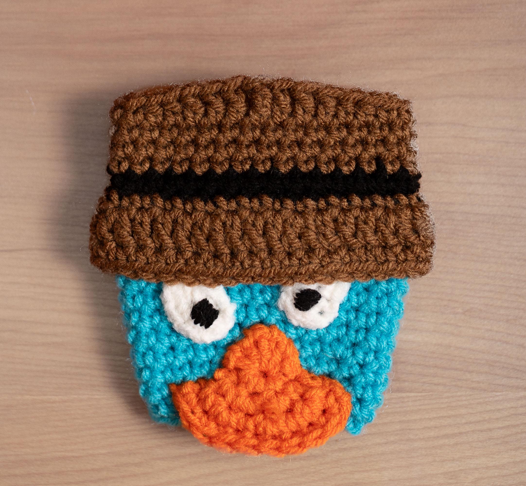 Perry the Platypus-inspired Cup Cozy - Etsy