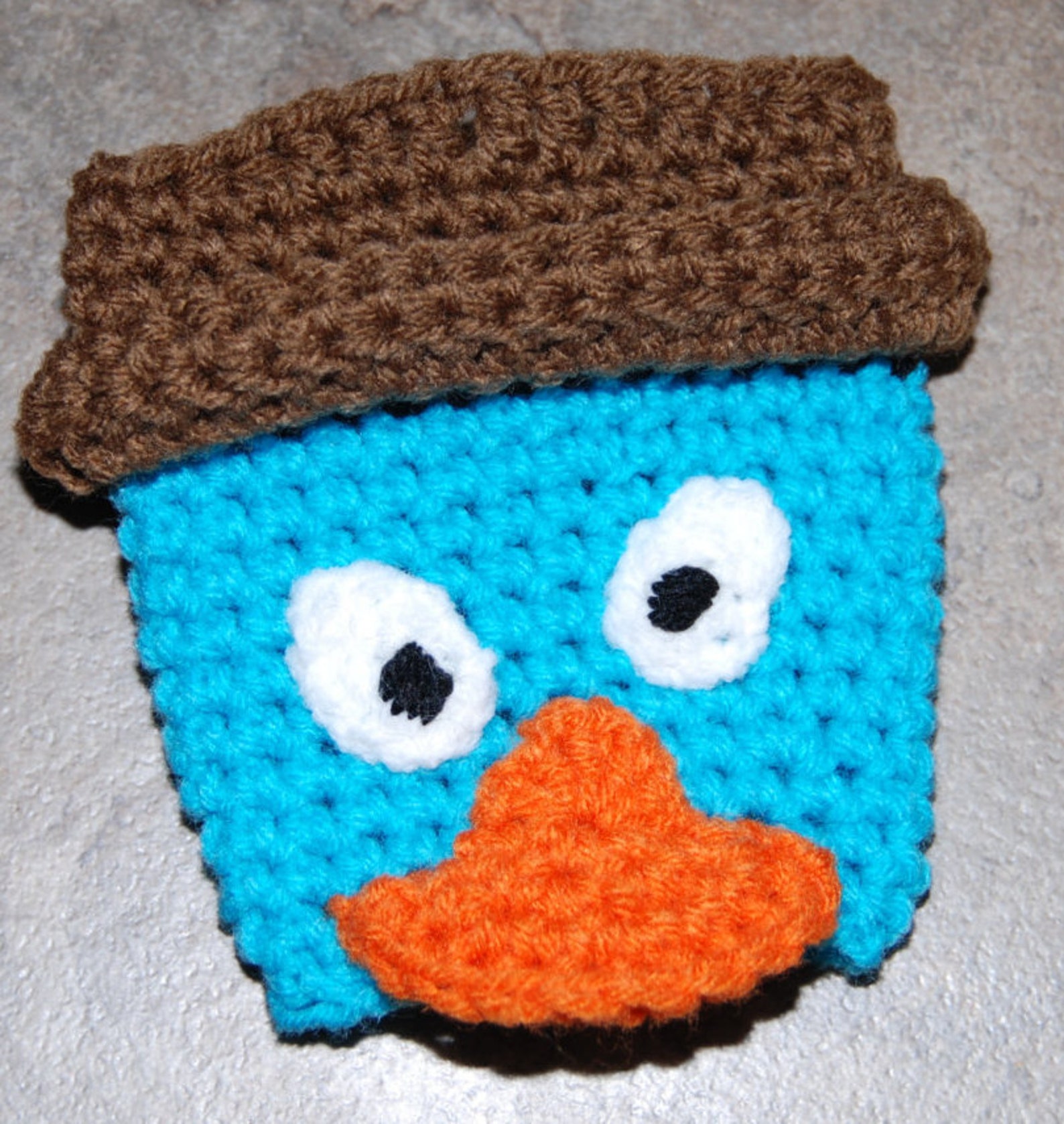 Perry the Platypus-inspired Cup Cozy - Etsy