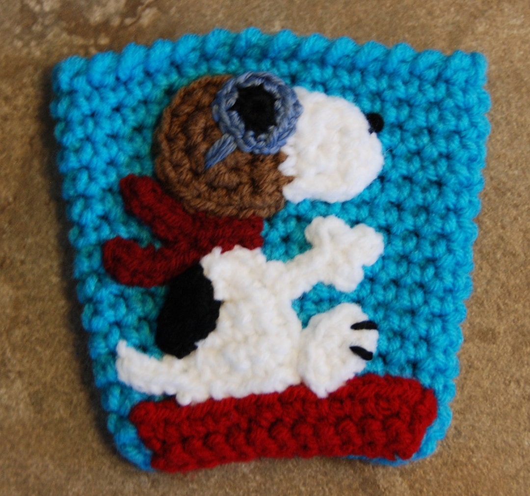 Snoopy Vs the Red Baron Cup Cozy - Etsy