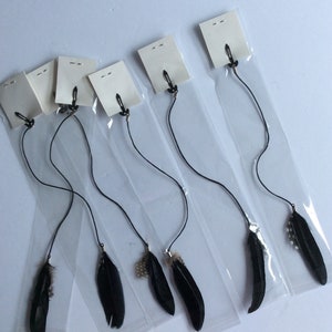 Feathered Hair Clips Decorative Accessory or Crafting Item 4 Available ...