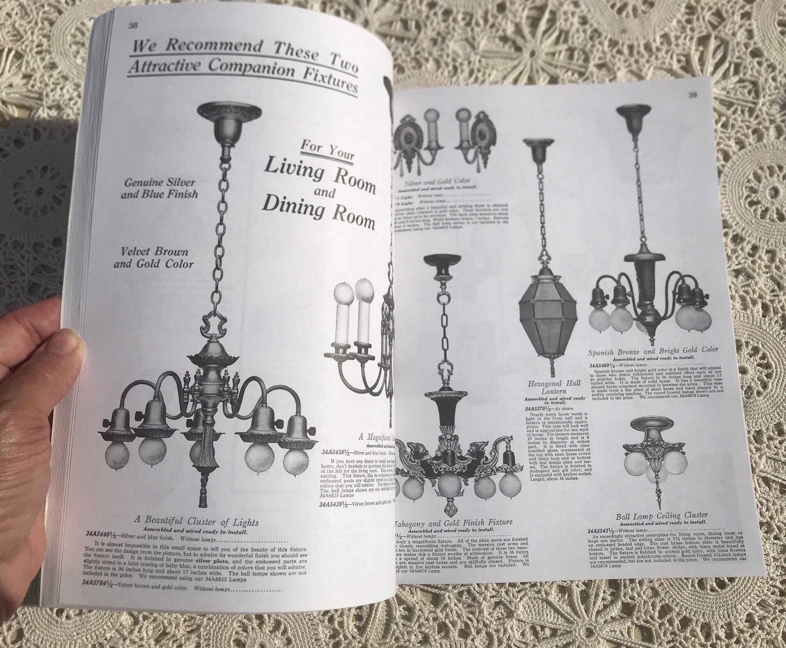 Vintage Lighting Identification Books electric Lighting of - Etsy