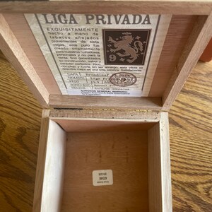 Empty Wooden Cigar Boxes, Choice of 3 Styles: Insidious, Rocky Patel ...