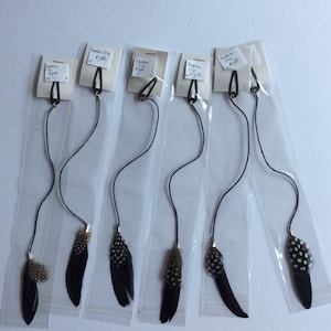Feathered Hair Clips Decorative Accessory or Crafting Item 4 Available ...
