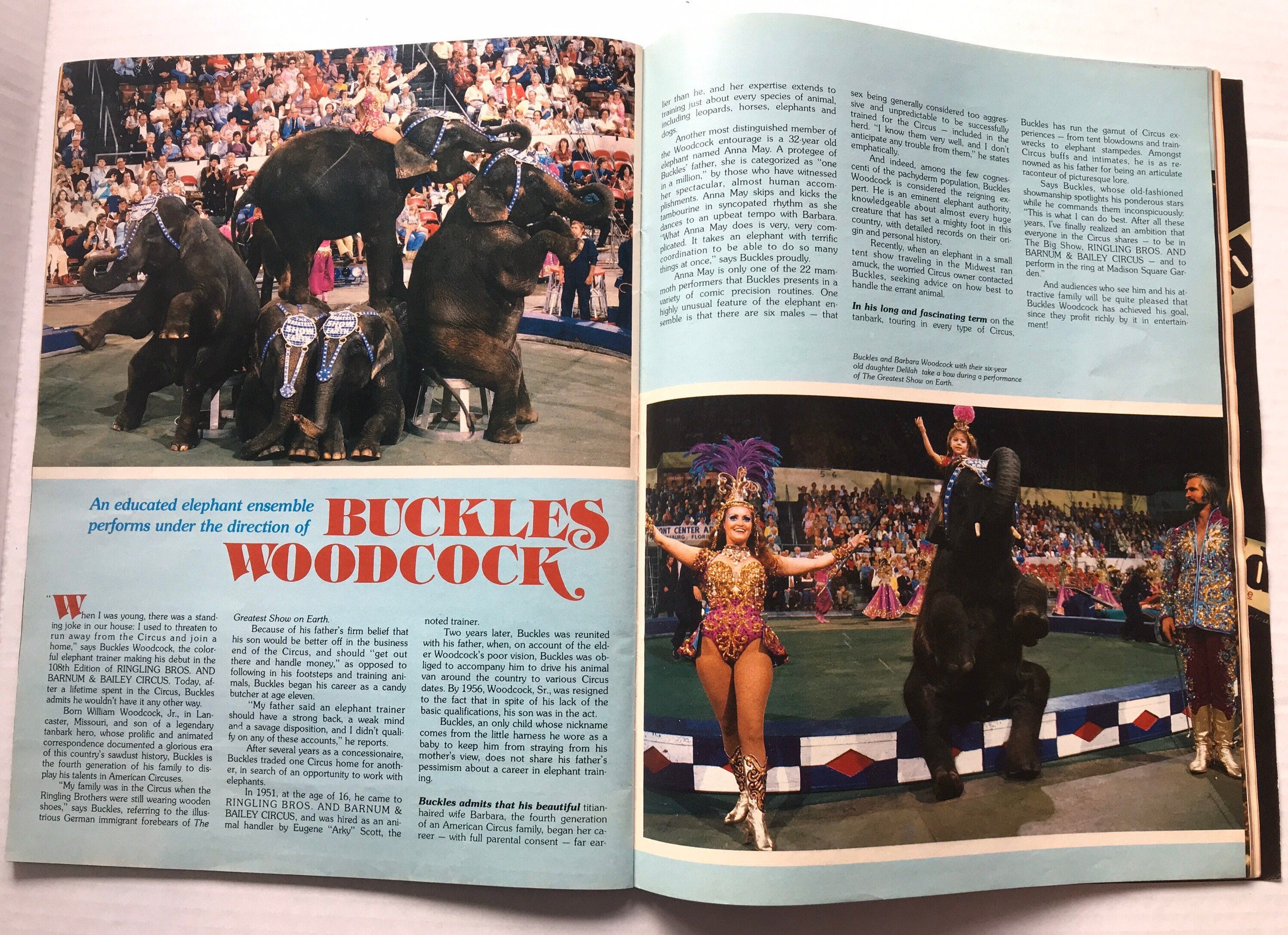 Ringling Brothers, Barnum and Bailey Circus Souvenir Program 1979 ...