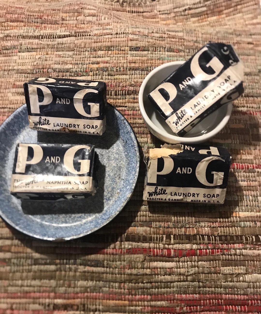Vintage Proctor and Gamble Soap White Naptha Bars P and G in Wrapper ...
