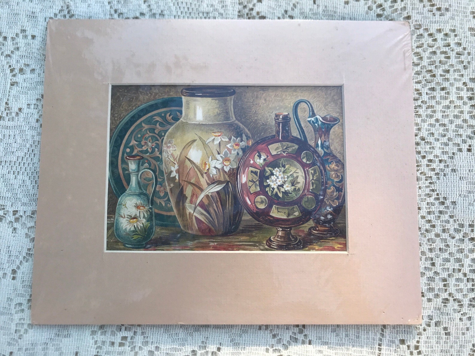 Chromolithograph Prints from 1884 China Painting by Florence | Etsy