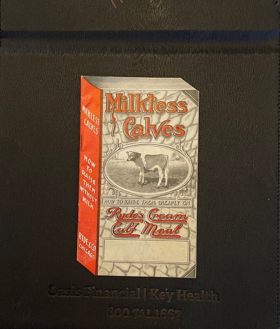 Dairy Cow Advertisement “milkless Calves” Ryde Co. Calf Meal Food ...