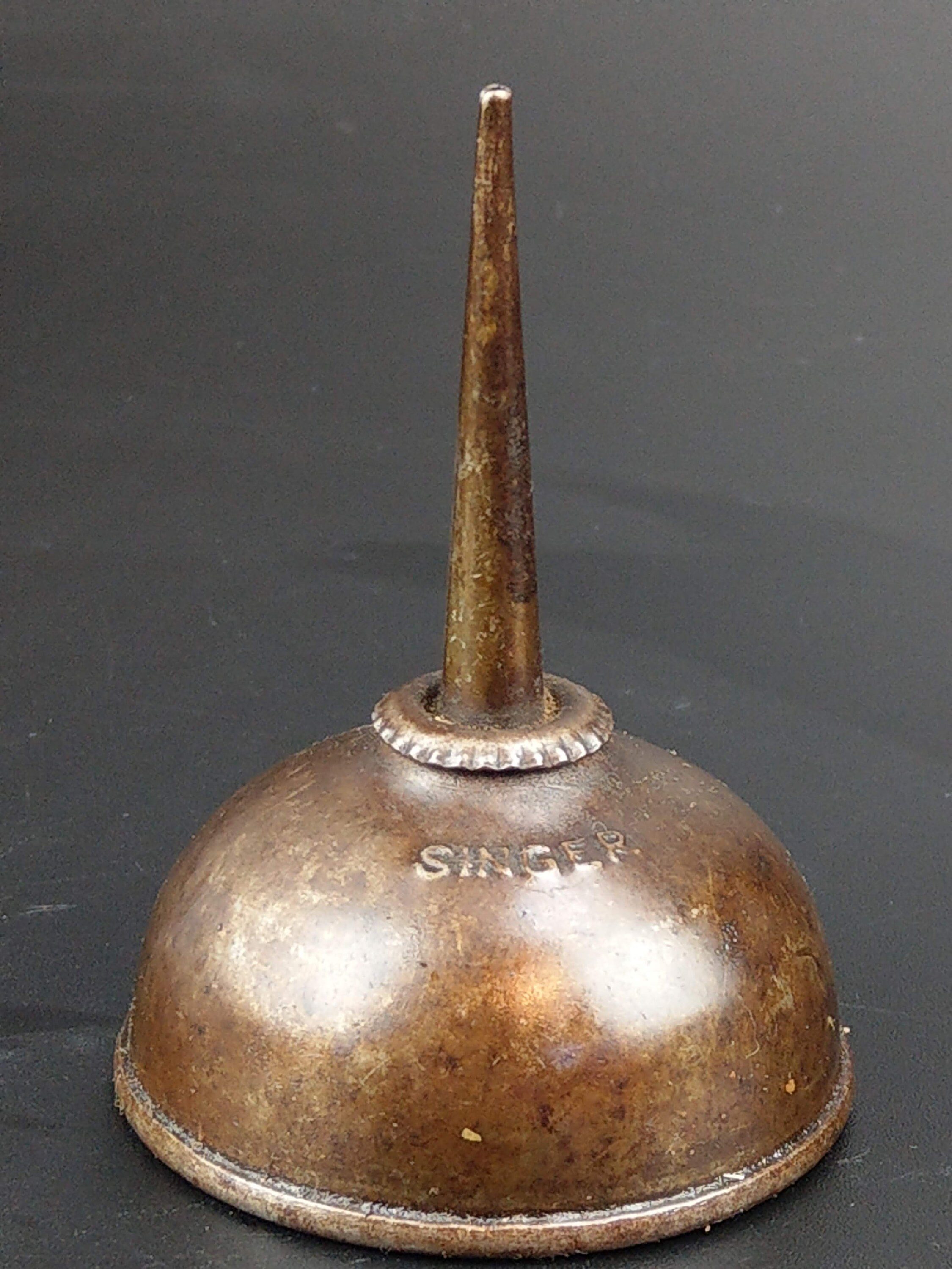 Home & Hobby Home Improvement vintage rustic silver and copper oil can ...
