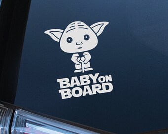 BABY ON BOARD Car Window Bumper Vinyl Decal Sticker. Baby | Etsy