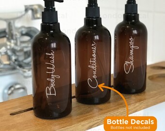 Shampoo and Conditioner Fonts | Etsy UK