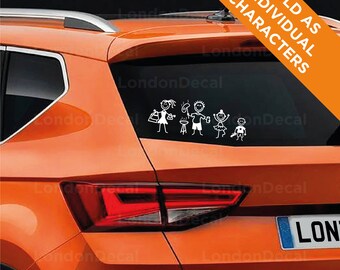 Family car stickers | Etsy