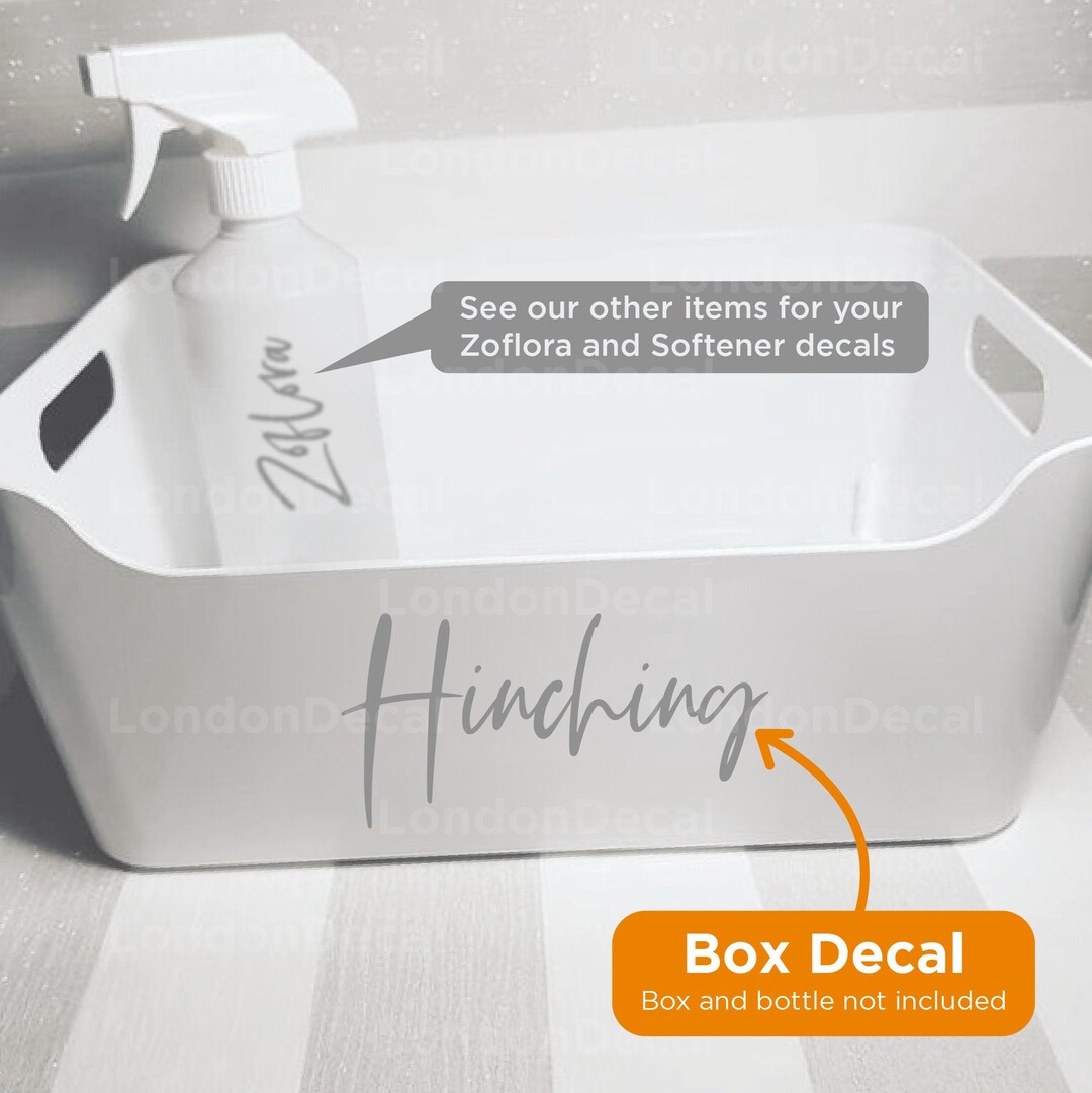 HINCHING Mrs Hinch Inspired Decals Stickers Labels type 2 - Etsy