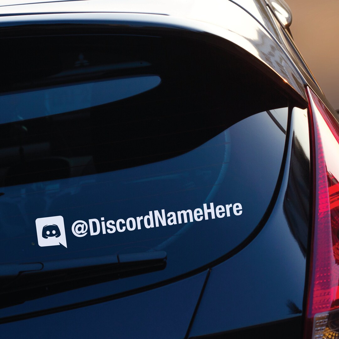 DISCORD SOCIAL_MEDIA TAGS - Car Window Bumper Vinyl Decal Sticker. - Etsy