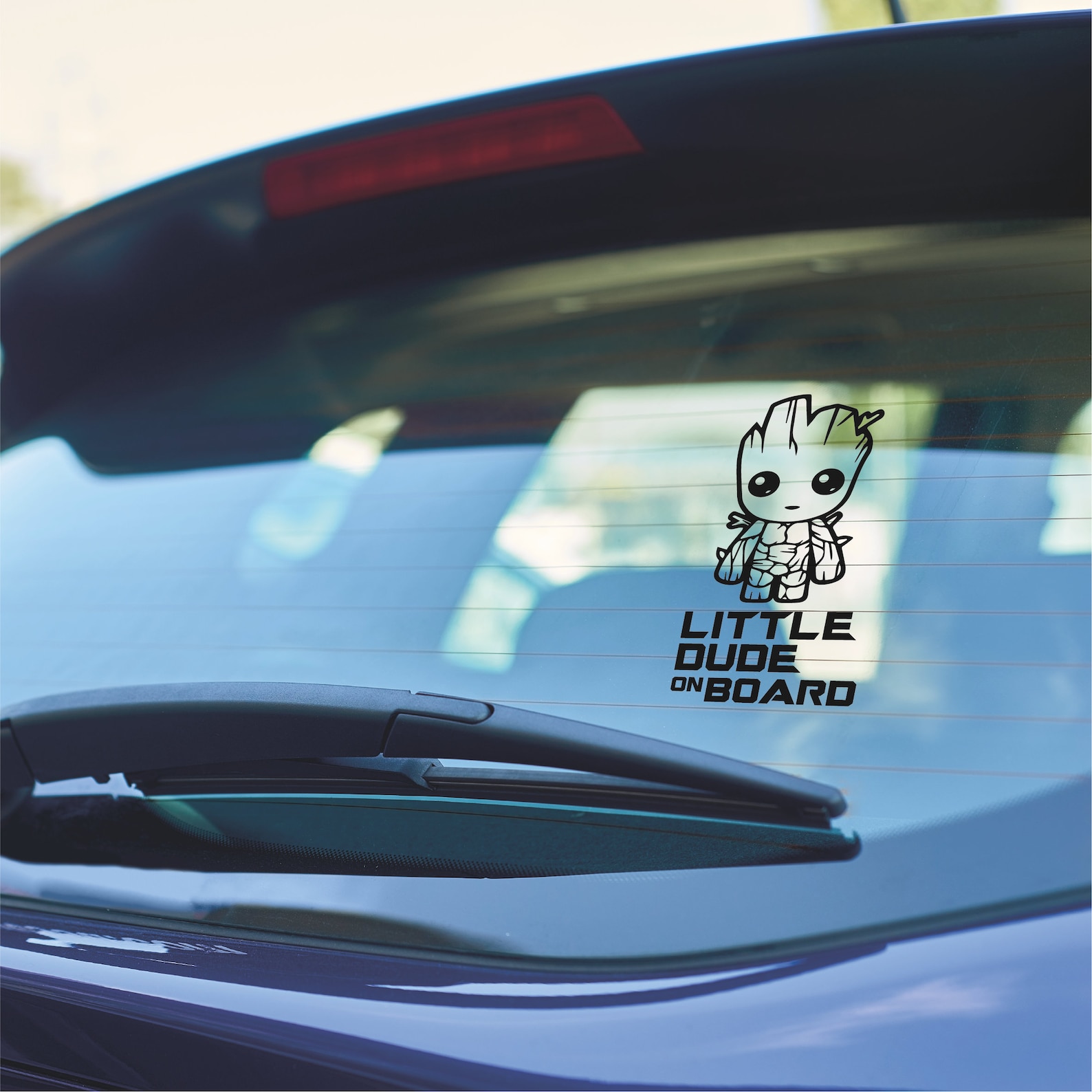 LITTLE DUDE ONBOARD | Car Window Bumper | Vinyl Decal Sticker | Baby ...