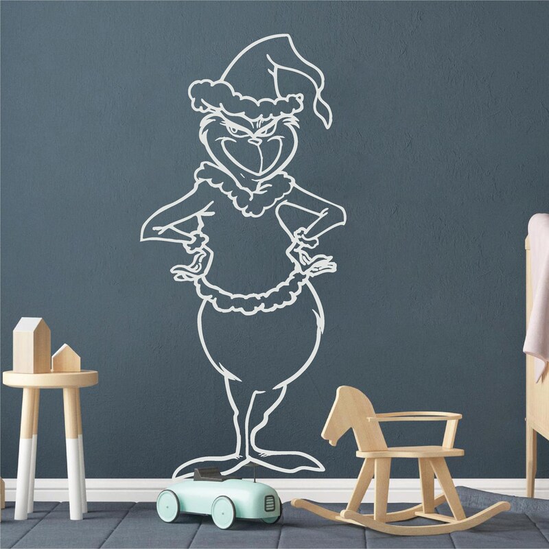 Grinch Window Decal - Etsy