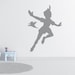 PETER PAN &_TINKERBELL FLYING Shadow Removable Vinyl Wall Decal ...