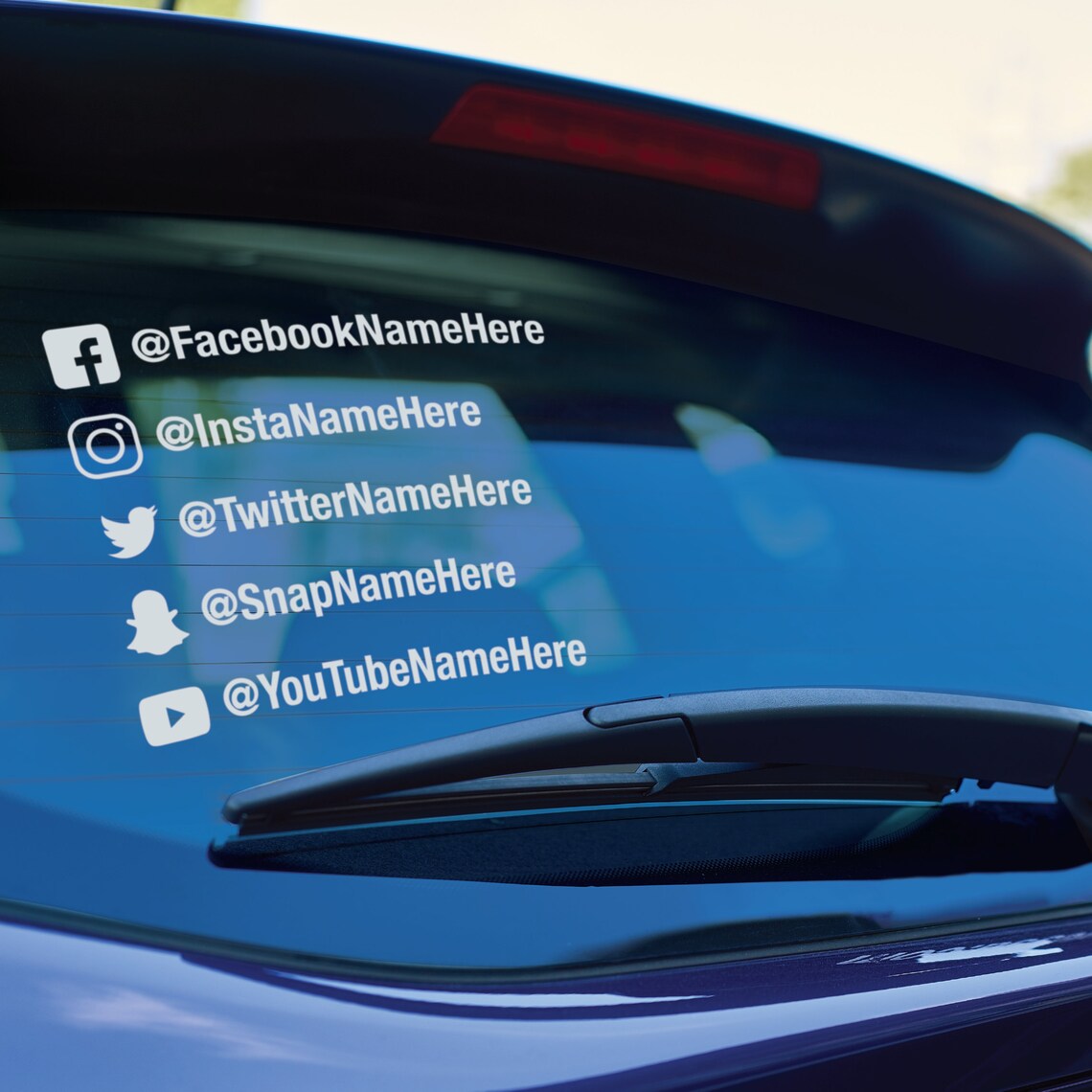 DISCORD SOCIAL_MEDIA TAGS Car Window Bumper Vinyl Decal | Etsy UK