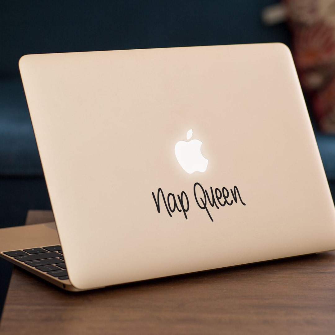 NAP QUEEN Quote Apple MacBook Decal Sticker Fits All MacBook Models - Etsy