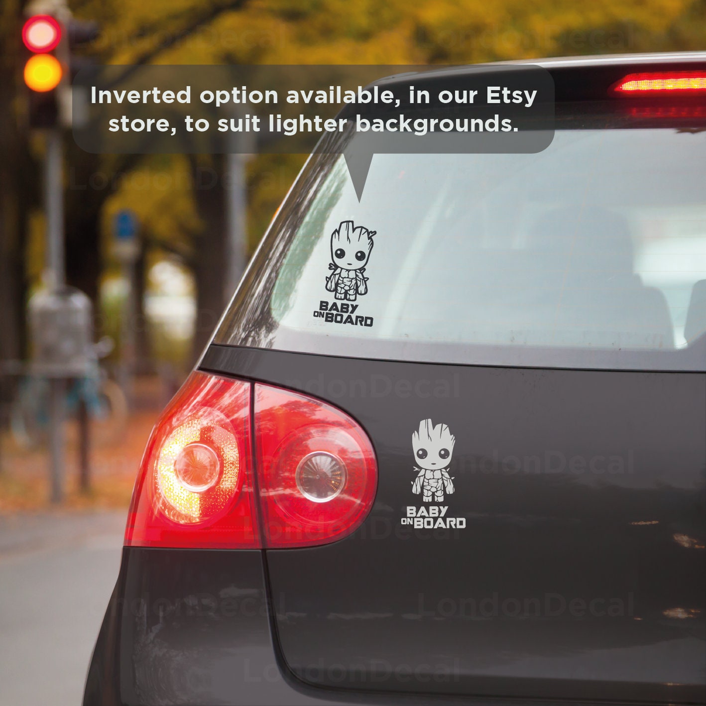 BABY ON BOARD Car Window Bumper Vinyl Decal Sticker. Baby - Etsy UK