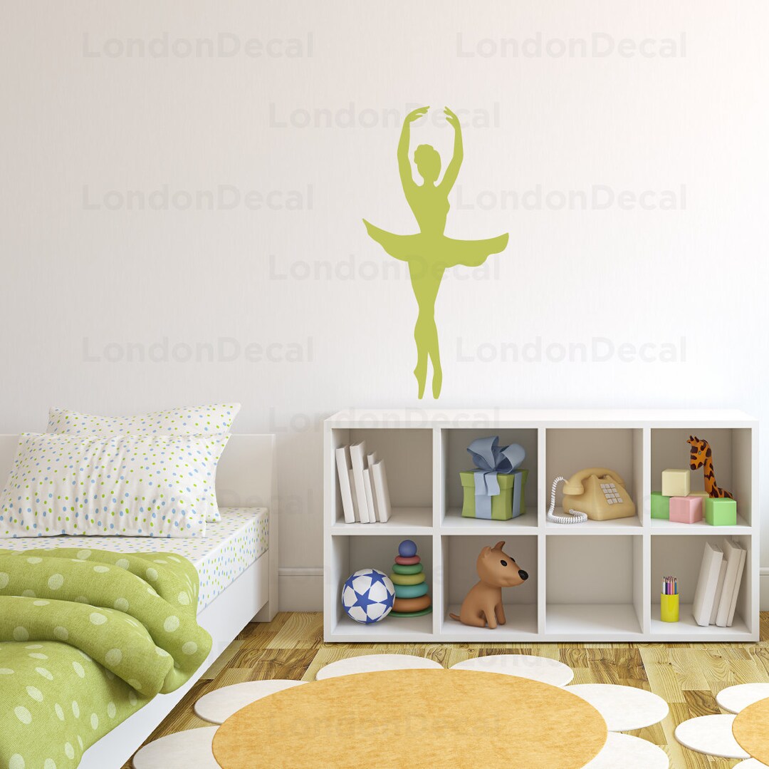 BALLERINA | BALLET Inspired Vinyl Decal | Bedroom Wall Home Decor Art ...
