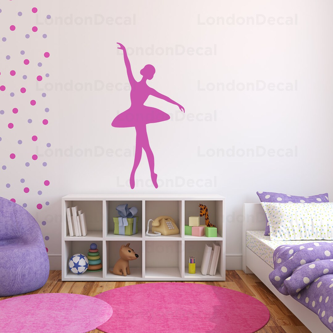 BALLERINA | BALLET Inspired Vinyl Decal | Bedroom Wall Home Decor Art ...