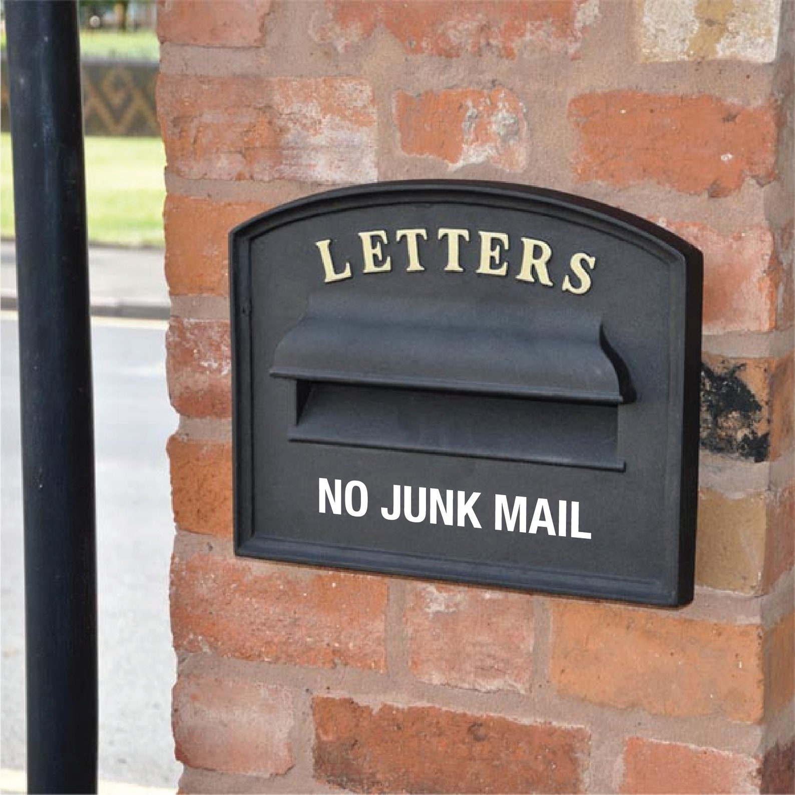 NO JUNK MAIL | Letterbox Post Box Door Home | Vinyl Decal Sticker - Etsy