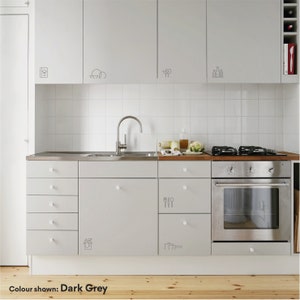Kitchen Utensil Icon | Decals for Home Organisation | Vinyl Stickers ...
